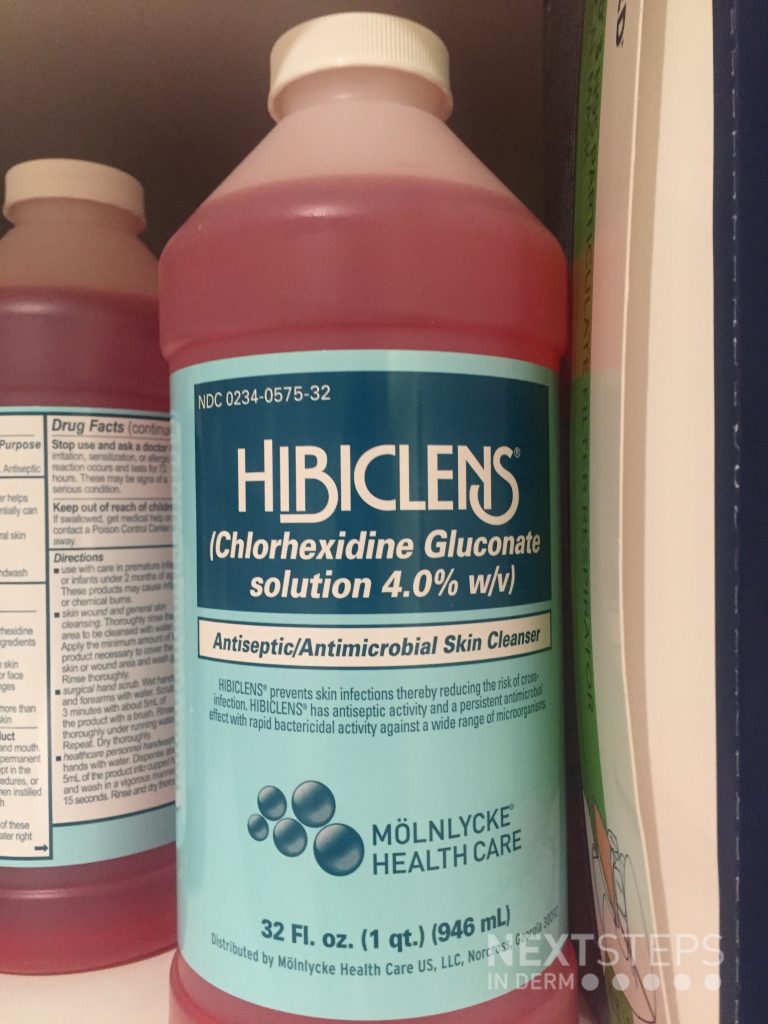Chlorhexidine - Friday Pop Quiz 4/19 - Next Steps in Dermatology