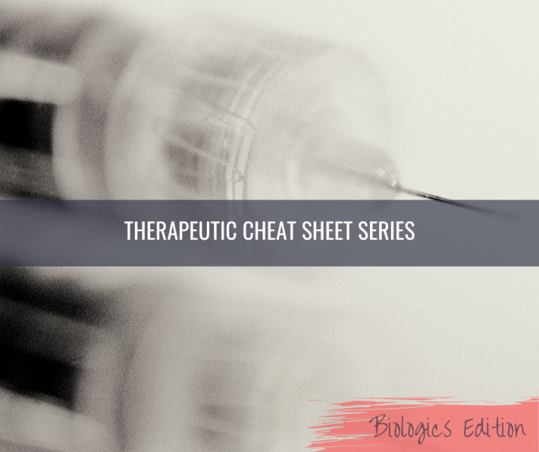 Interleukin-17 Inhibitors Therapeutic Cheat Sheet - Next Steps in ...