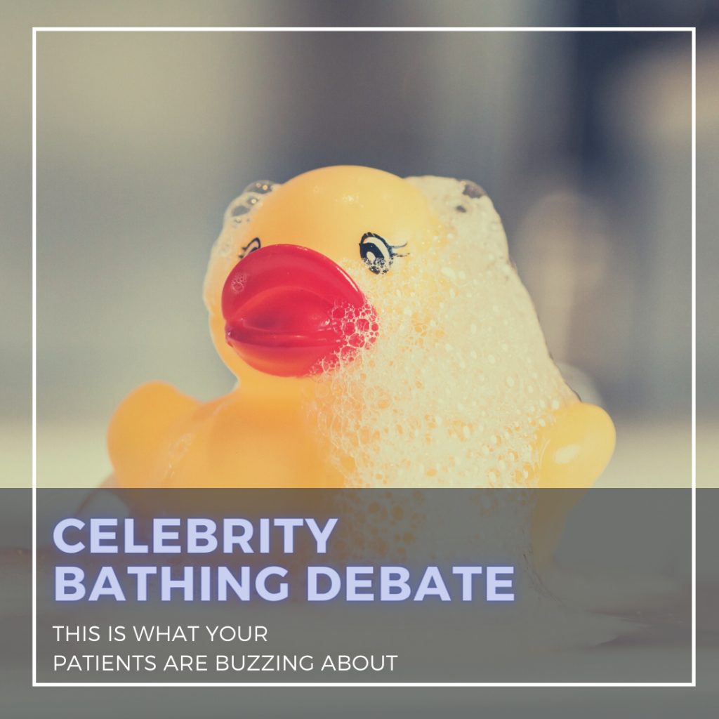 Patient Buzz Series Celebrity Bathing Debate Next Steps In Dermatology