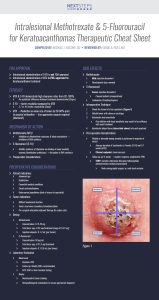 Intralesional Methotrexate & 5-Fluorouracil for Keratoacanthomas ...